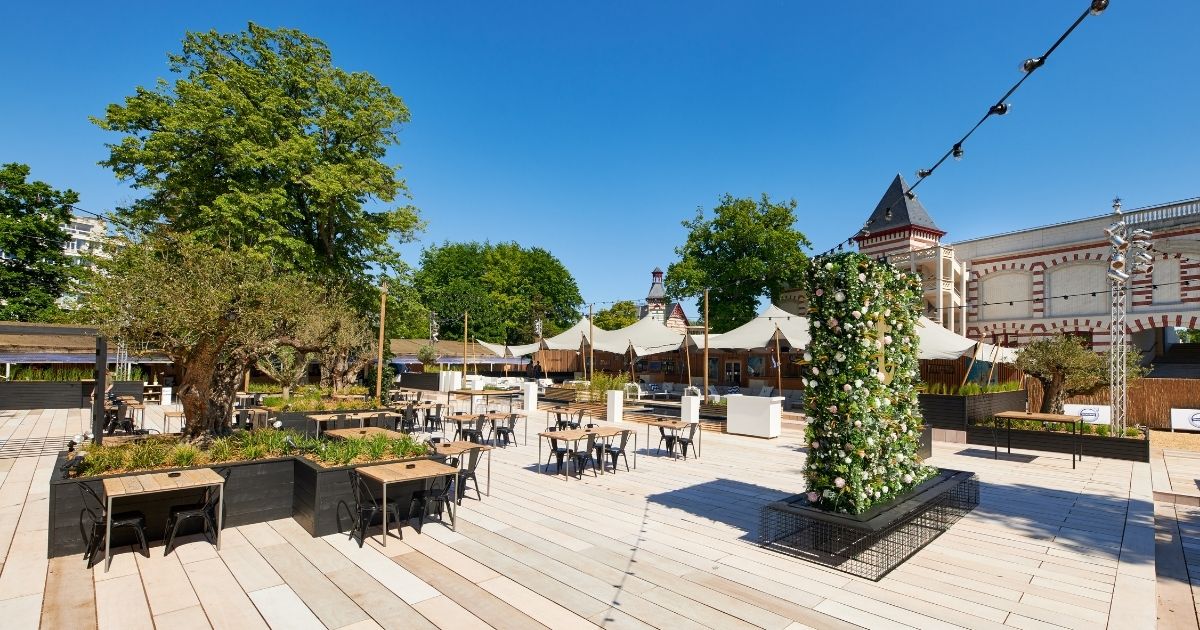 La terrasse O2 : mood gipsy chic à l'hippodrome de Boitsfort