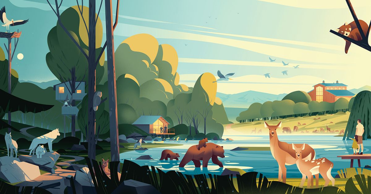 Parc animalier de Sainte Croix