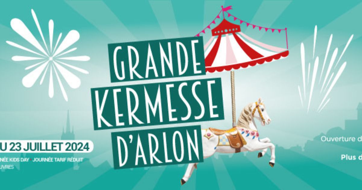Fête foraine d'Arlon 2024 du 13 au 23 juillet