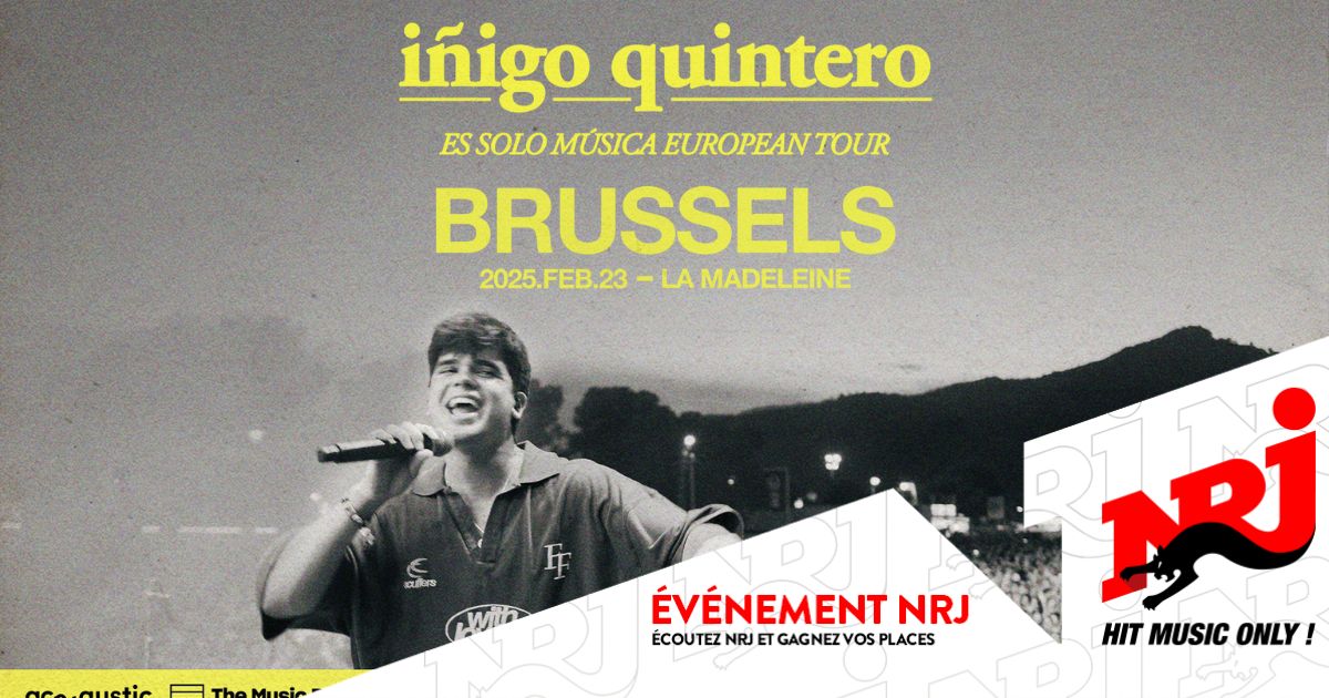 Iñigo Quintero en concert à Bruxelles
