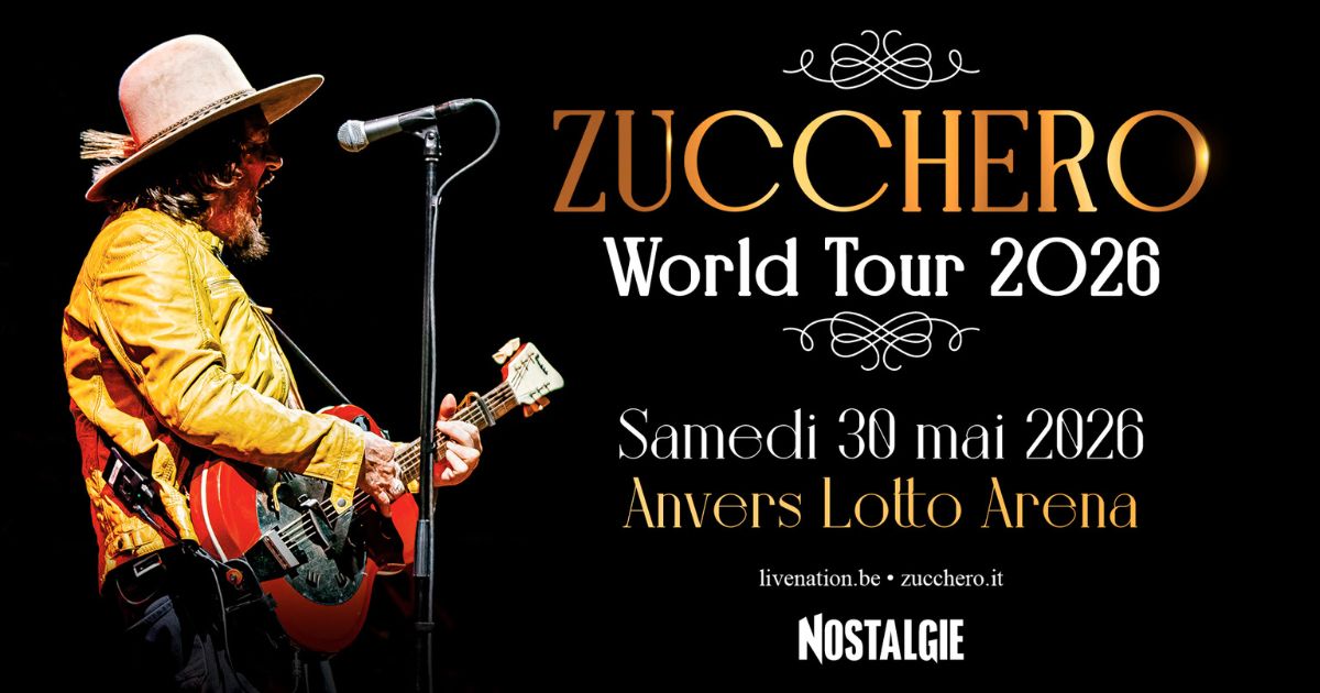 Zucchero en concert à la Lotto Arena à Anvers