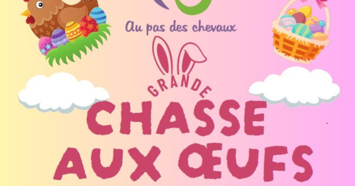 Chasse aux œufs pour Pâques à Fleurus
