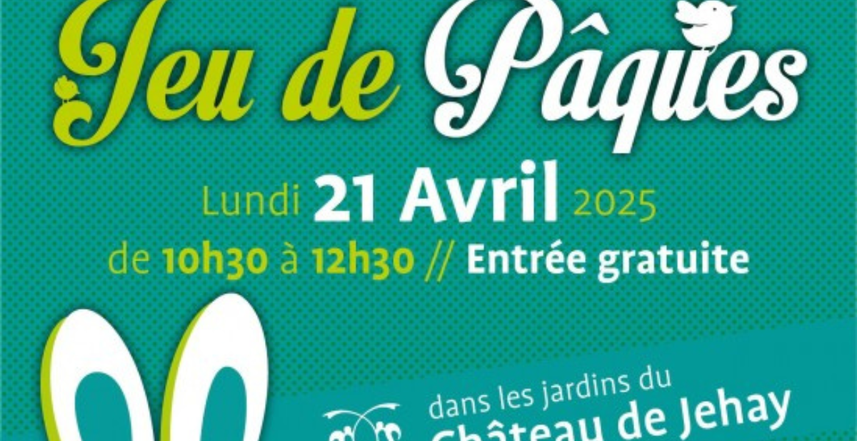 Le jeu de Pâques au sein du parc du Château de Jehay ce 21 avril 2025