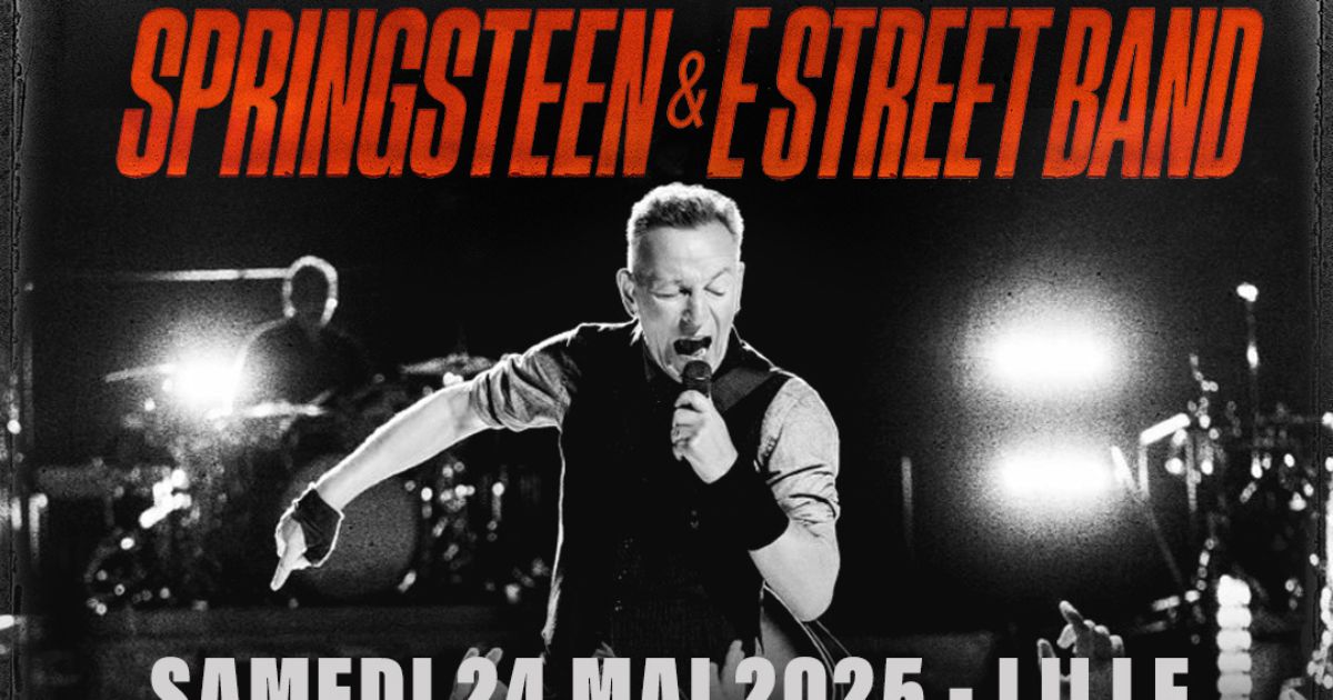 Bruce Springsteen en concert à Lille