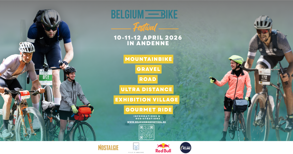 Belgium Bike Festival 2026 : VTT, gravel, route et e-bike à Andenne