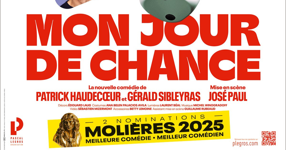 Mon jour de chance au Centre culturel d’Auderghem du 17 au 22 mars